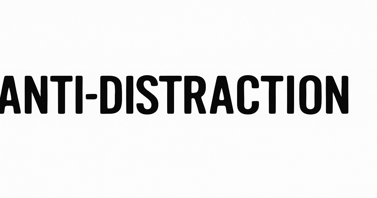 Anti-Distraction - Focus Timer & Productivity Tracker